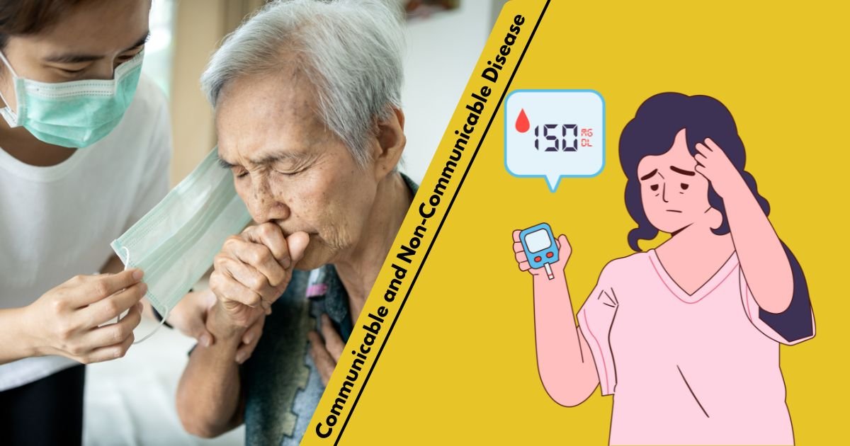 Difference Between Non-Communicable Diseases and Communicable Diseases ...